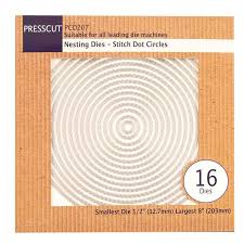 Presscut - Nesting Dies Stitch Dot Circles | Jcraft