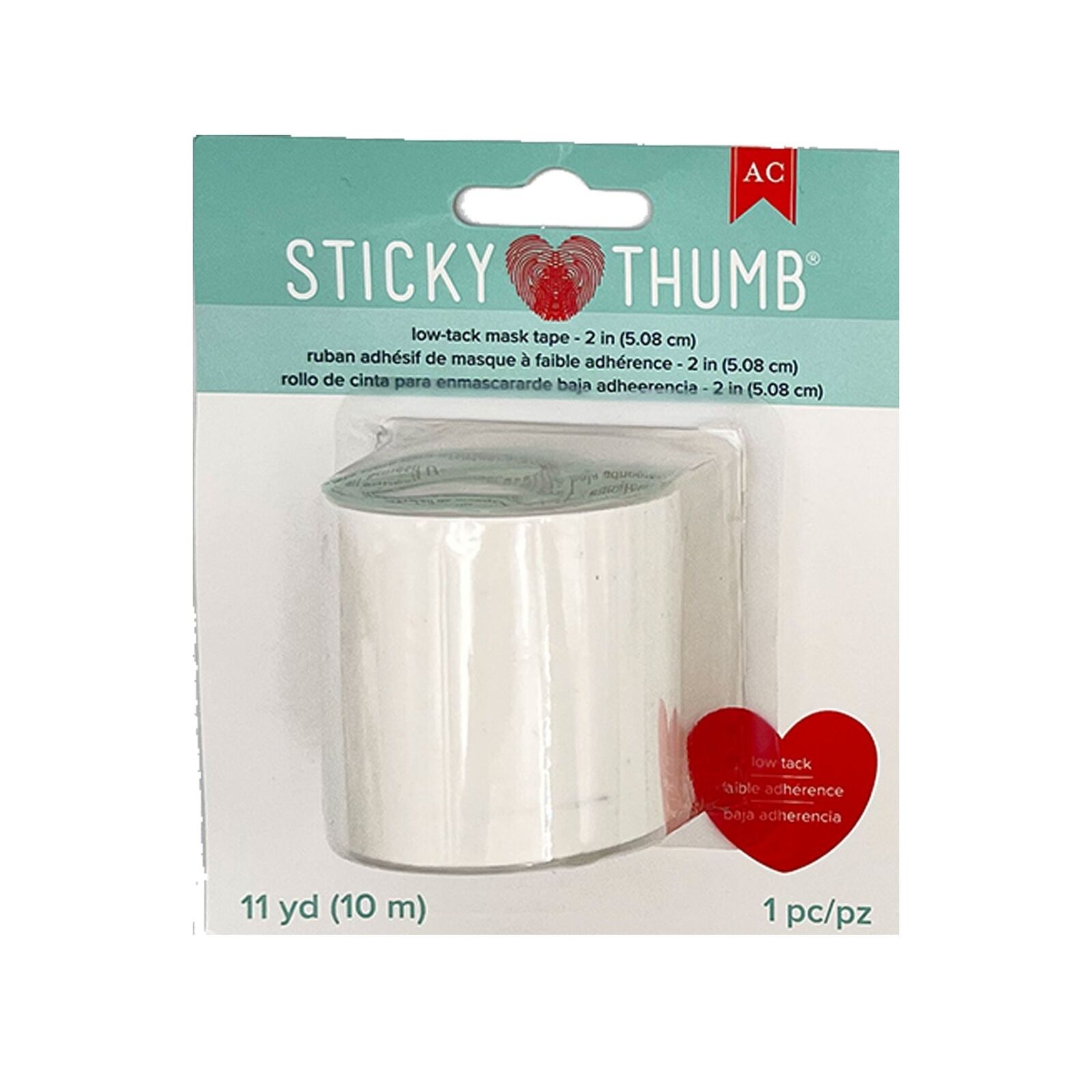 Sticky Thumb Low Tack Masking Tape 2" | Jcraft